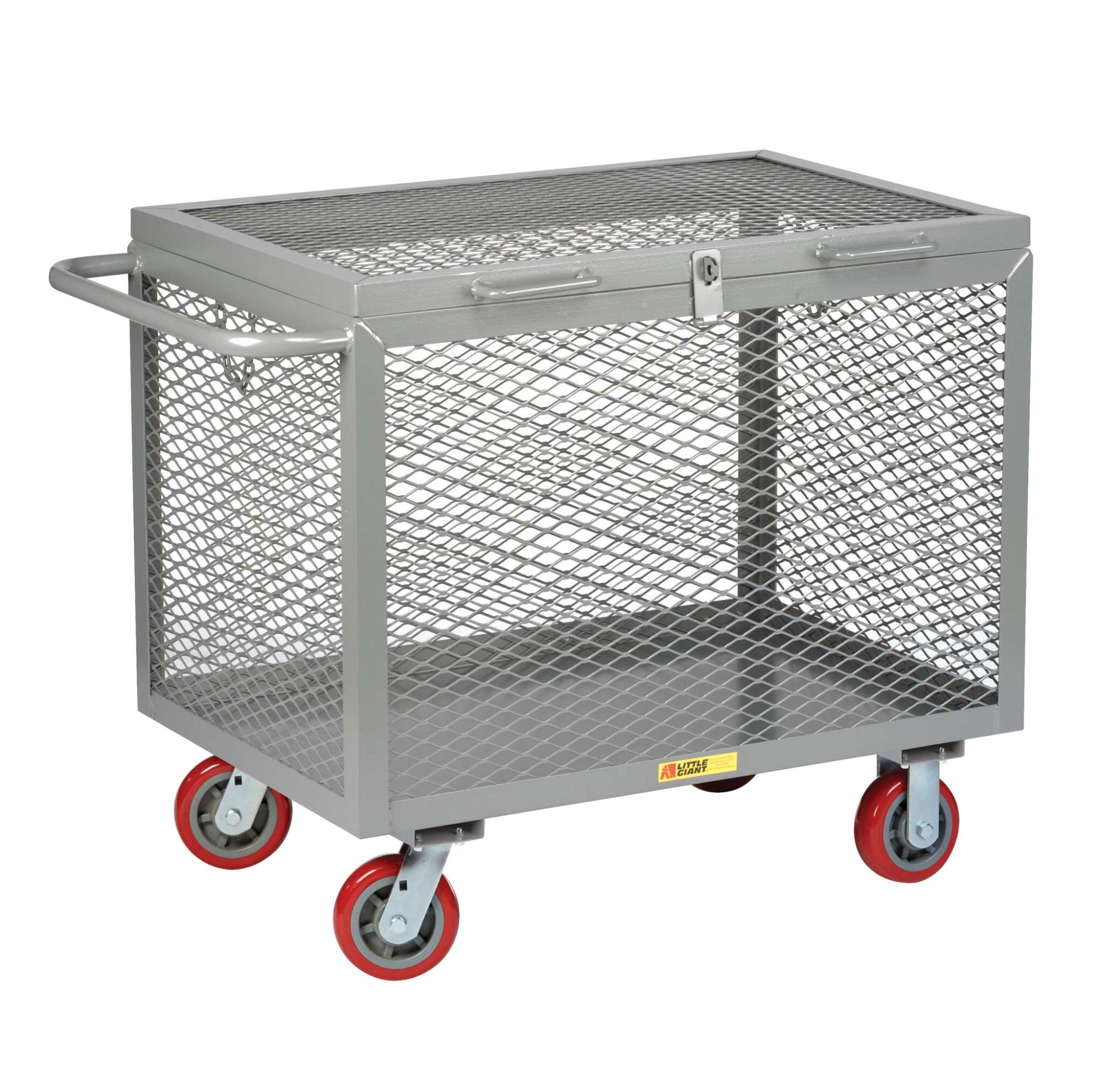 Expanded Metal Box Truck with Hinged Lid - Little Giant