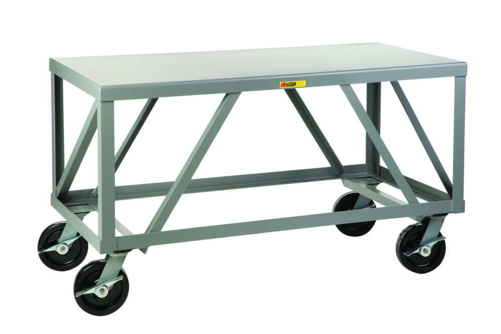 Extra Heavy Duty 7 Gauge Steel Mobile Table - Little Giant