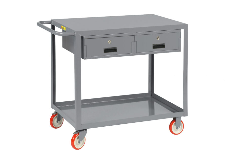 Welded Service Cart w/Drawer - Little Giant