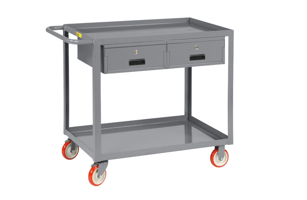 Welded Service Cart w/Drawer - Little Giant