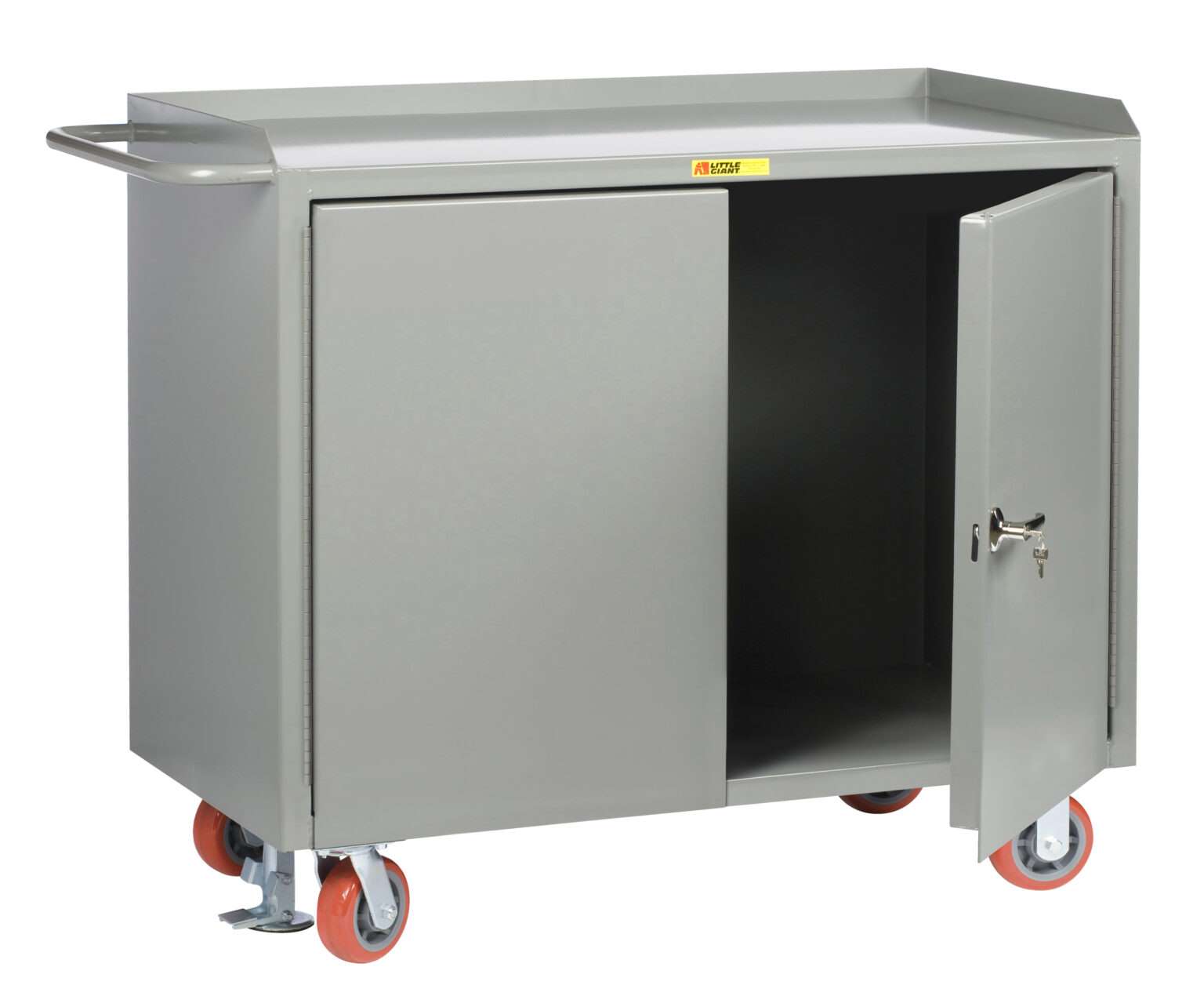 Mobile Bench Cabinets with Locking Doors - Little Giant
