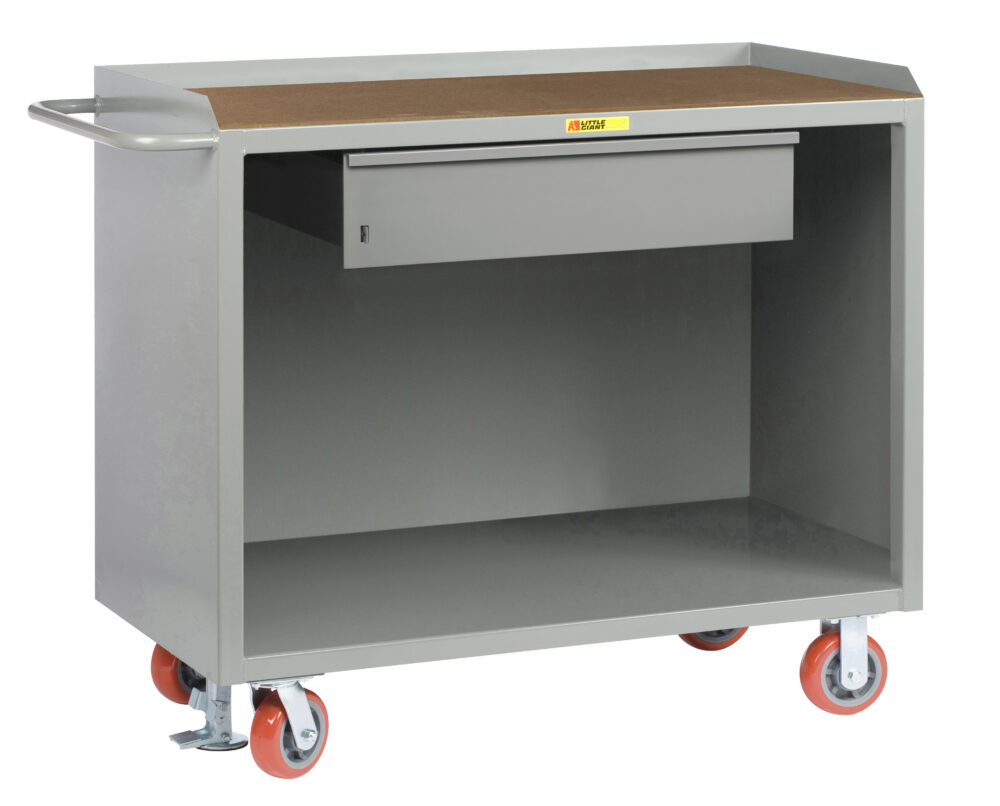 Mobile Bench Cabinets with Heavy-Duty Drawer - Little Giant