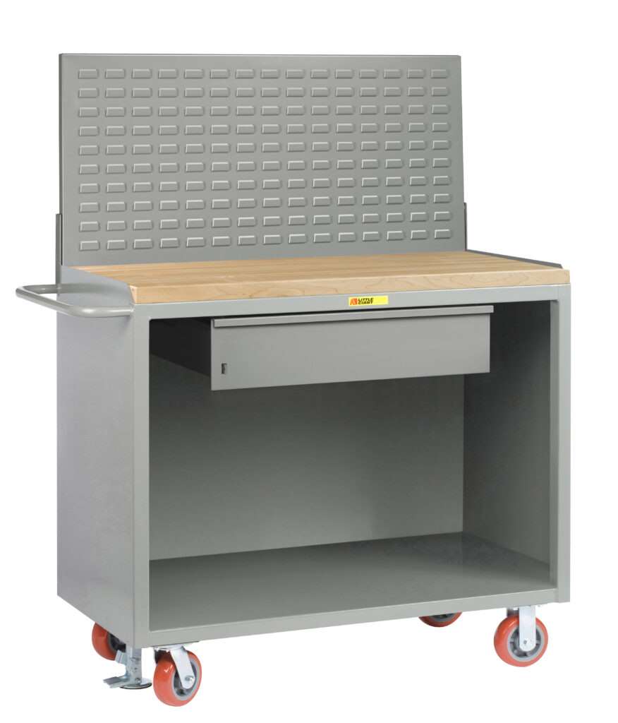 Mobile Bench Cabinets with Heavy-Duty Drawer - Little Giant
