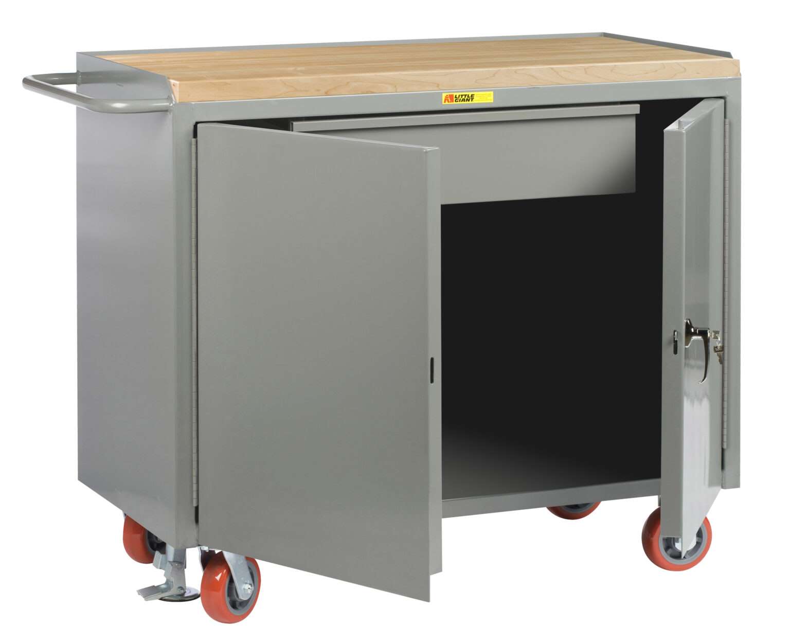 Mobile Bench Cabinets with Heavy-Duty Drawer - Little Giant