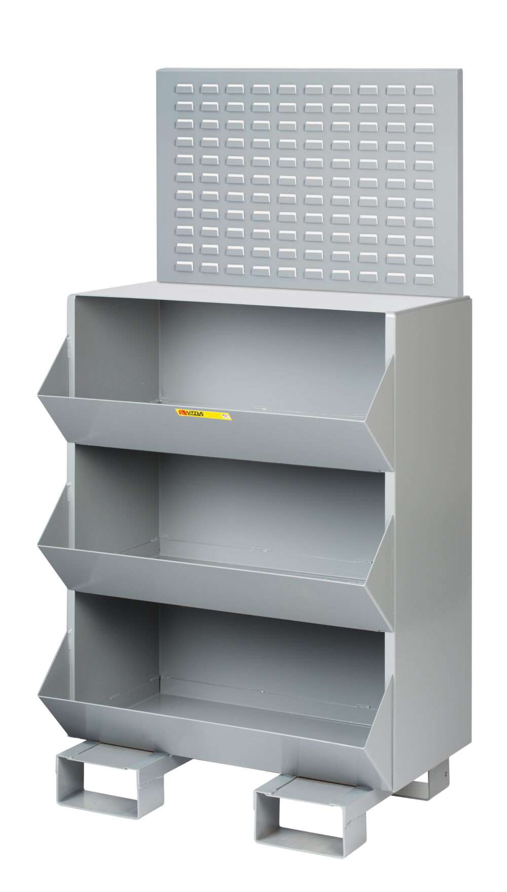 Stationary Storage Bins with Louvered Panel - Little Giant