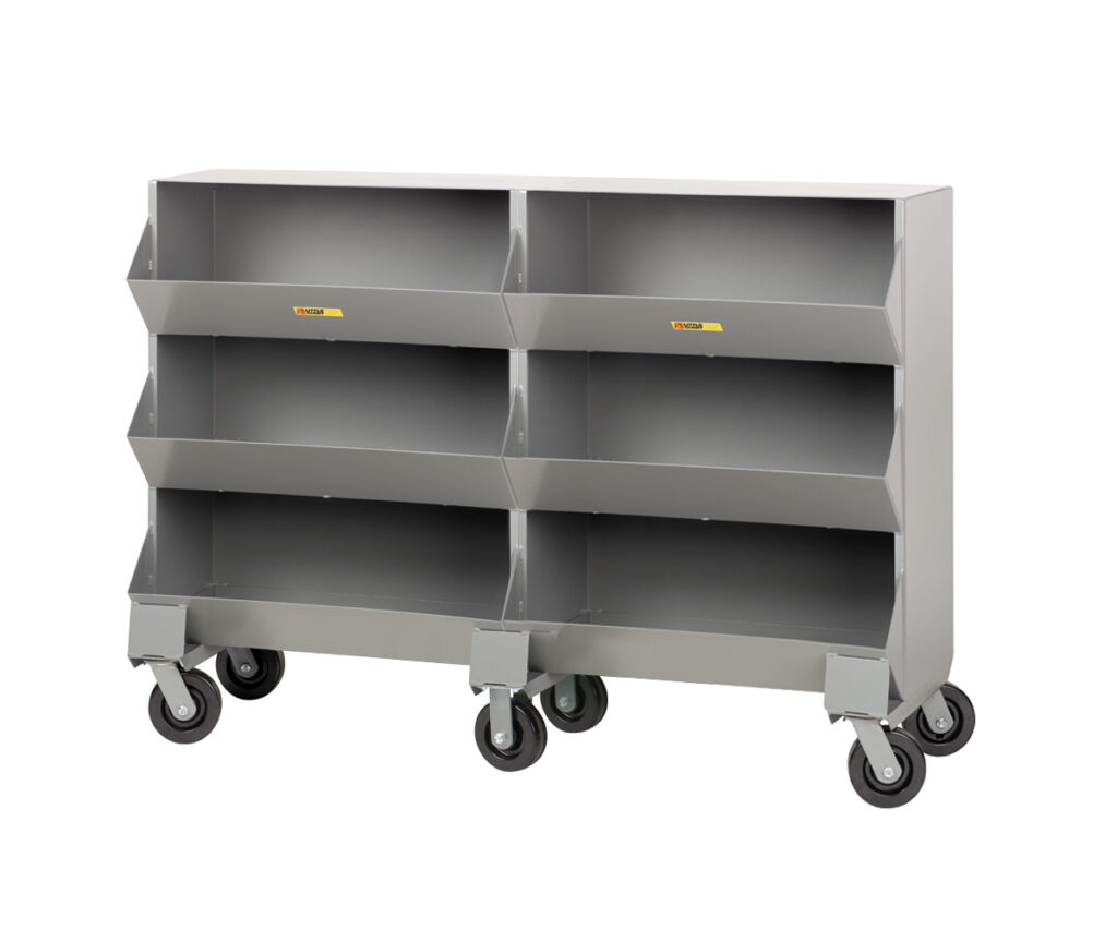 Mobile Storage Bins - Double - Little Giant