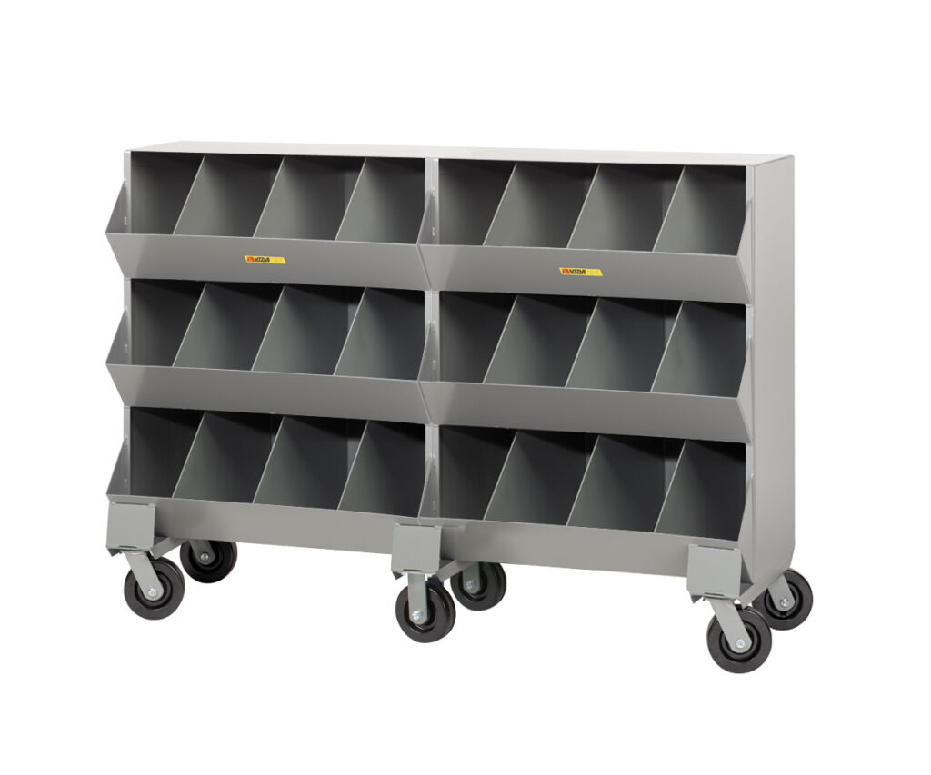 Mobile Storage Bins - Double - Little Giant