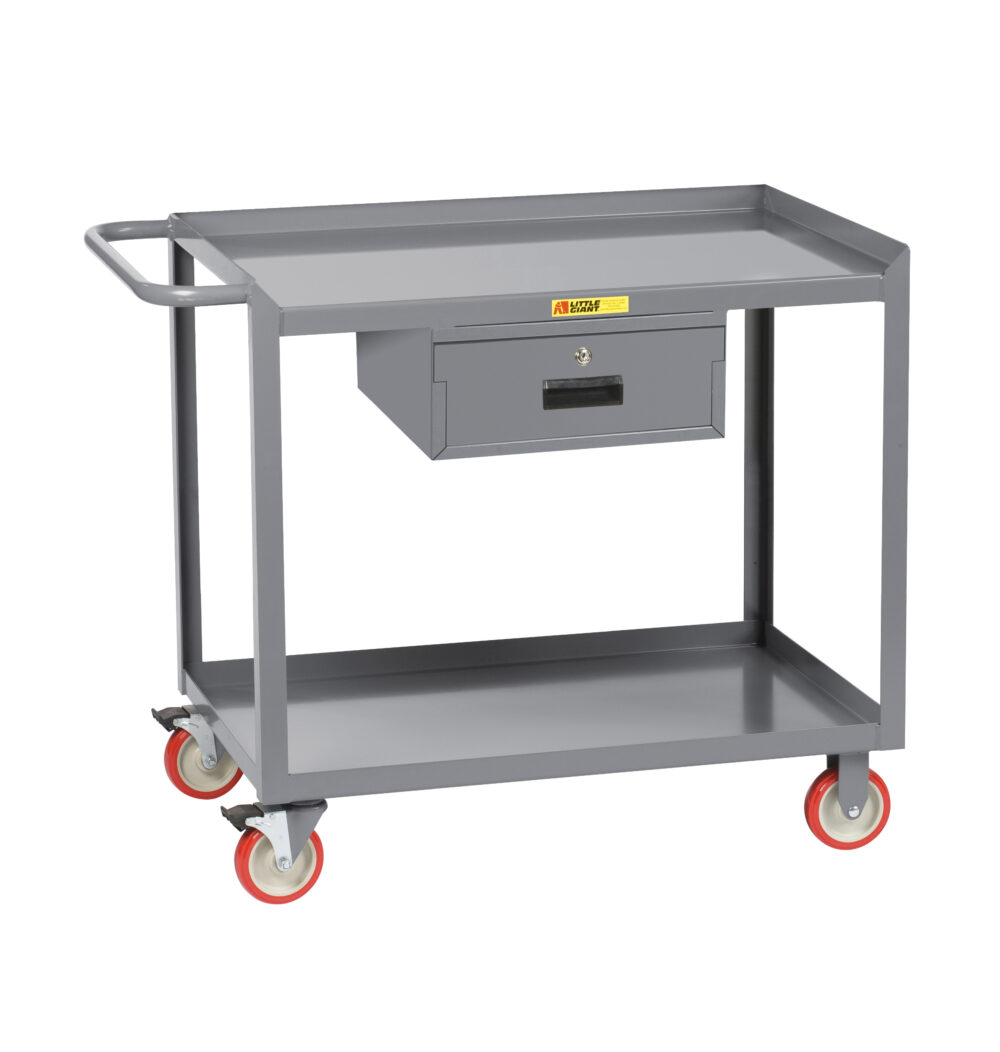 Mobile Workstation with Storage Drawer - Little Giant