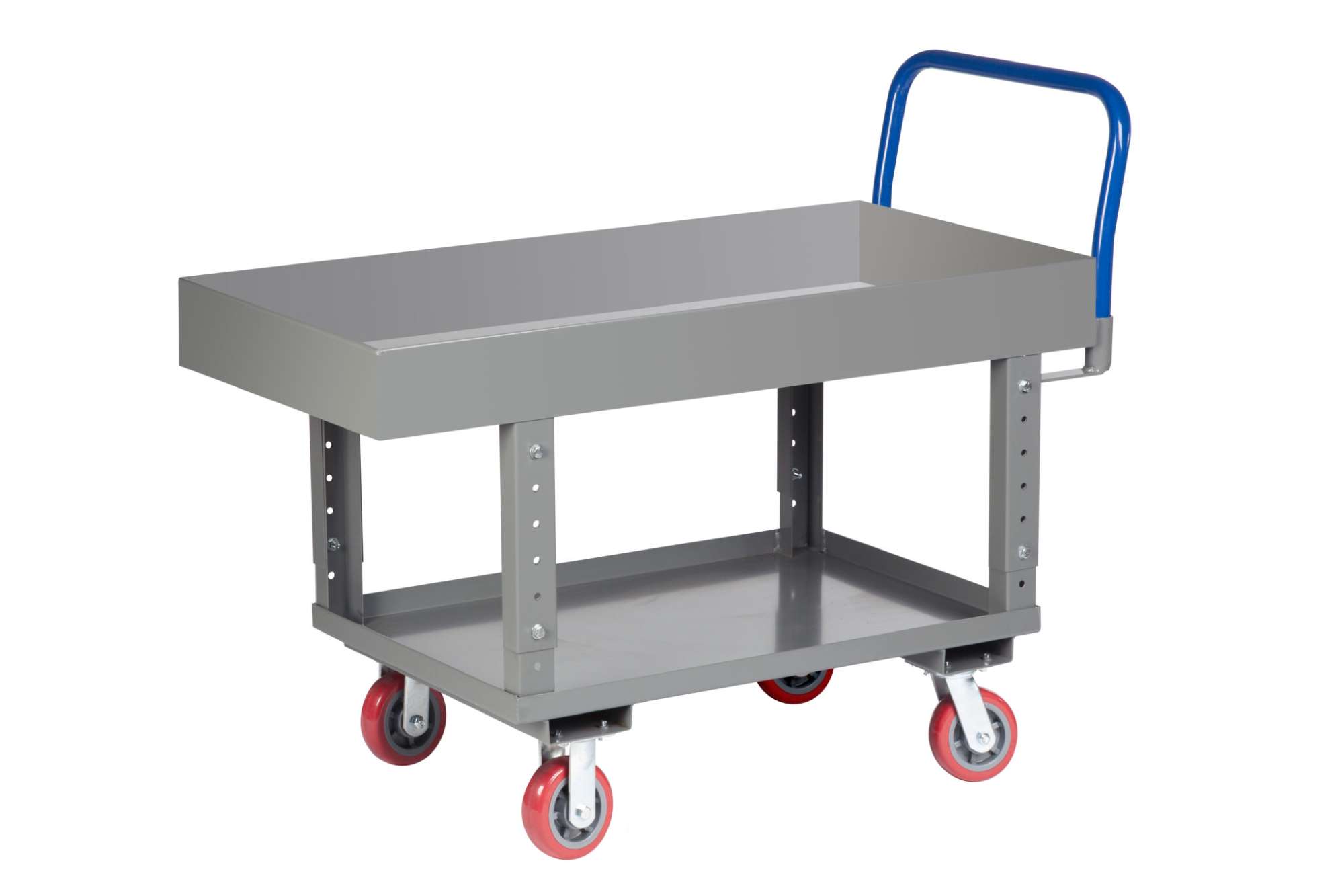 Ergonomic Work Height Platform Truck with Lipped Deck - Little Giant