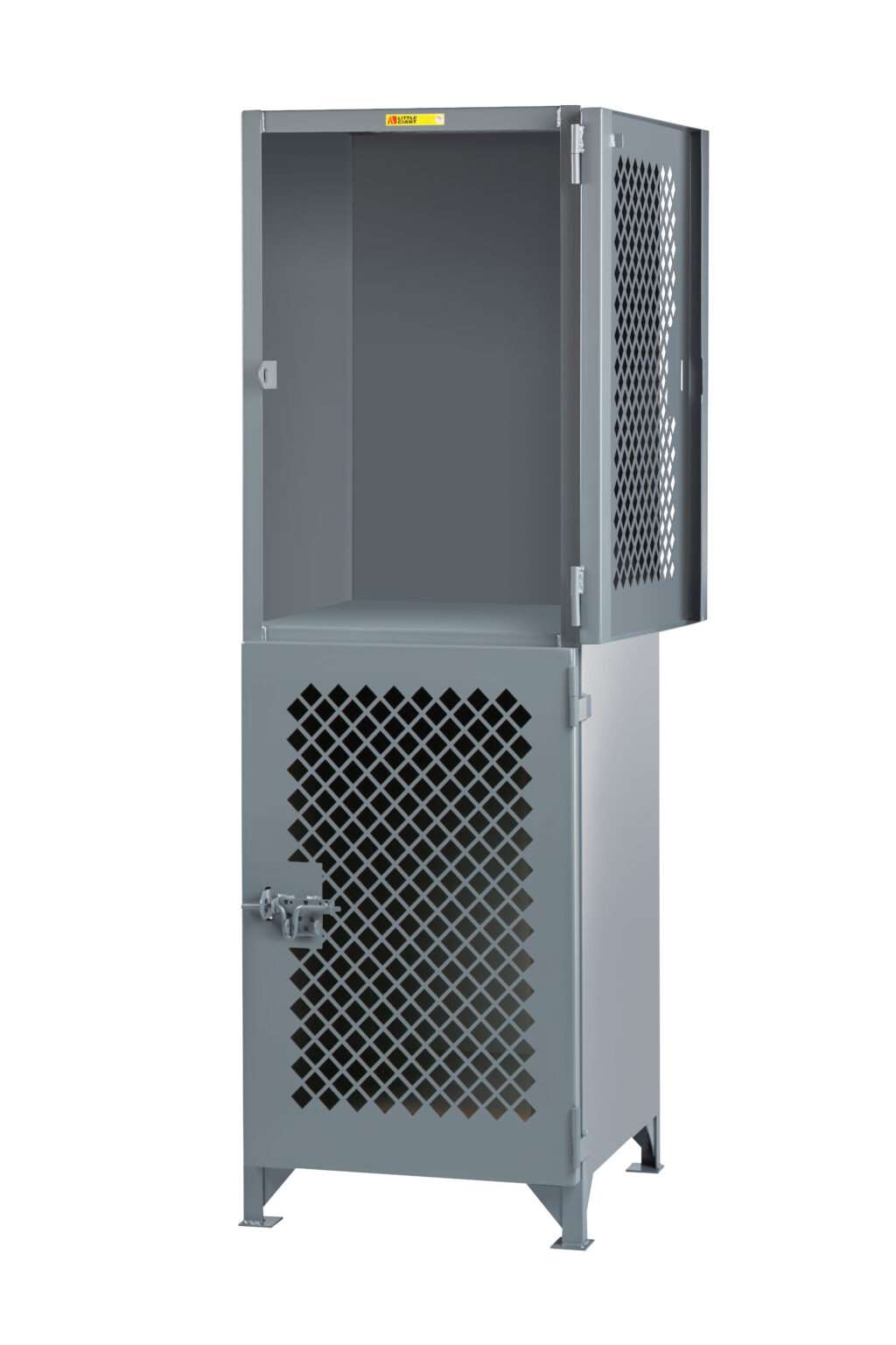 Multi-Shift Compact Storage Cabinet with Clearview Doors - Little Giant