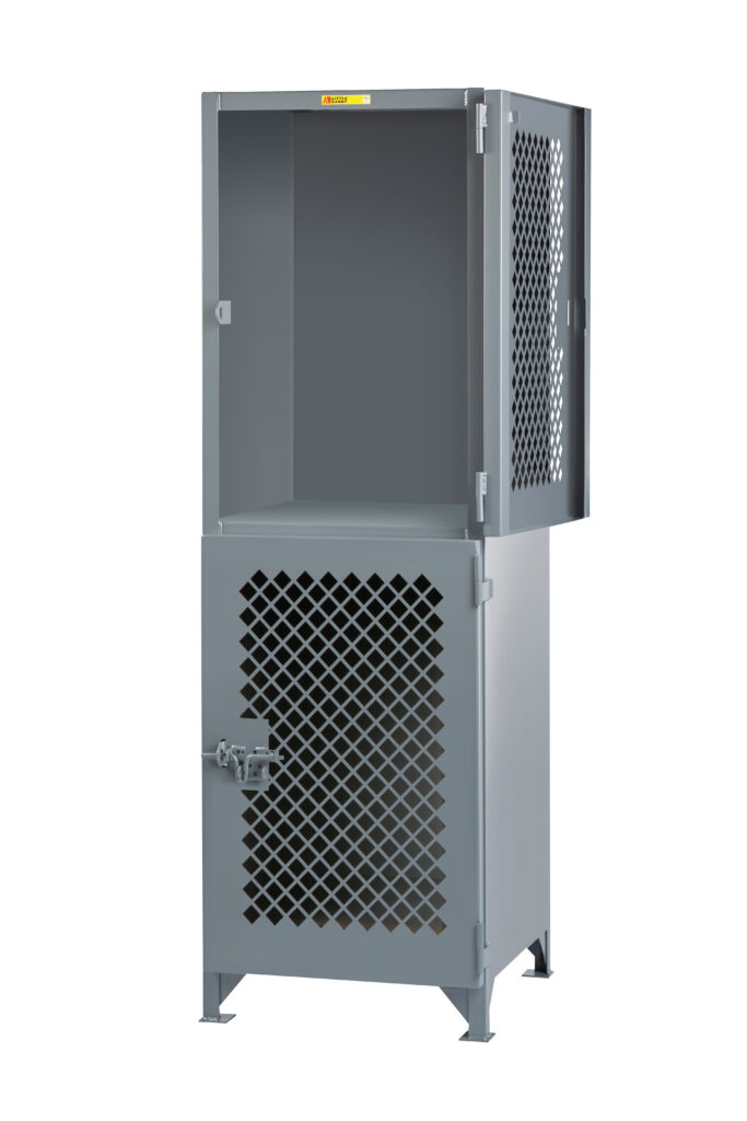 Multi-Shift Compact Storage Cabinet with Clearview Doors - Little Giant