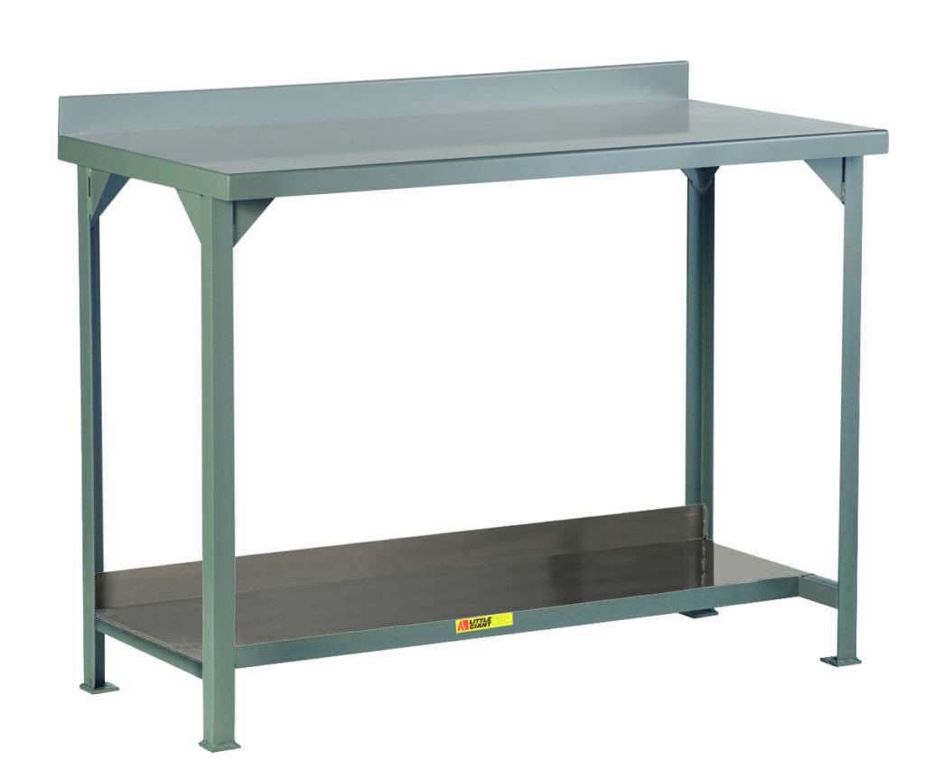 Welded Steel Workbenches with 3" Backstop - Little Giant