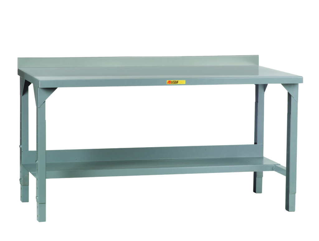 Welded Steel Workbenches with 3" Backstop - Little Giant