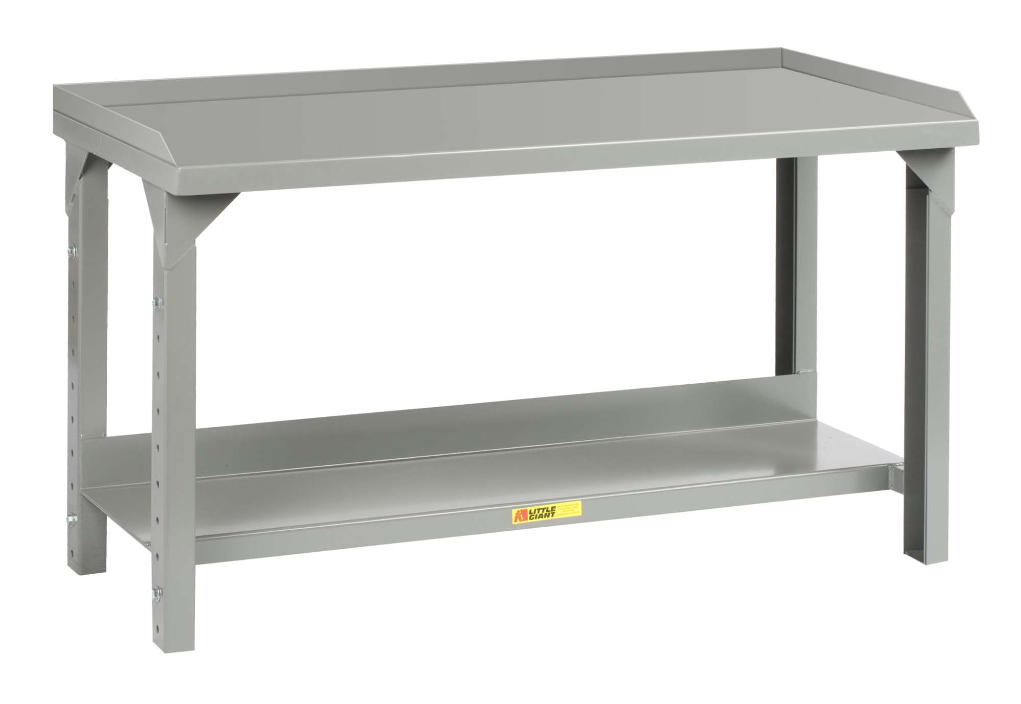Welded Steel Workbenches with Back and End Stops - Little Giant