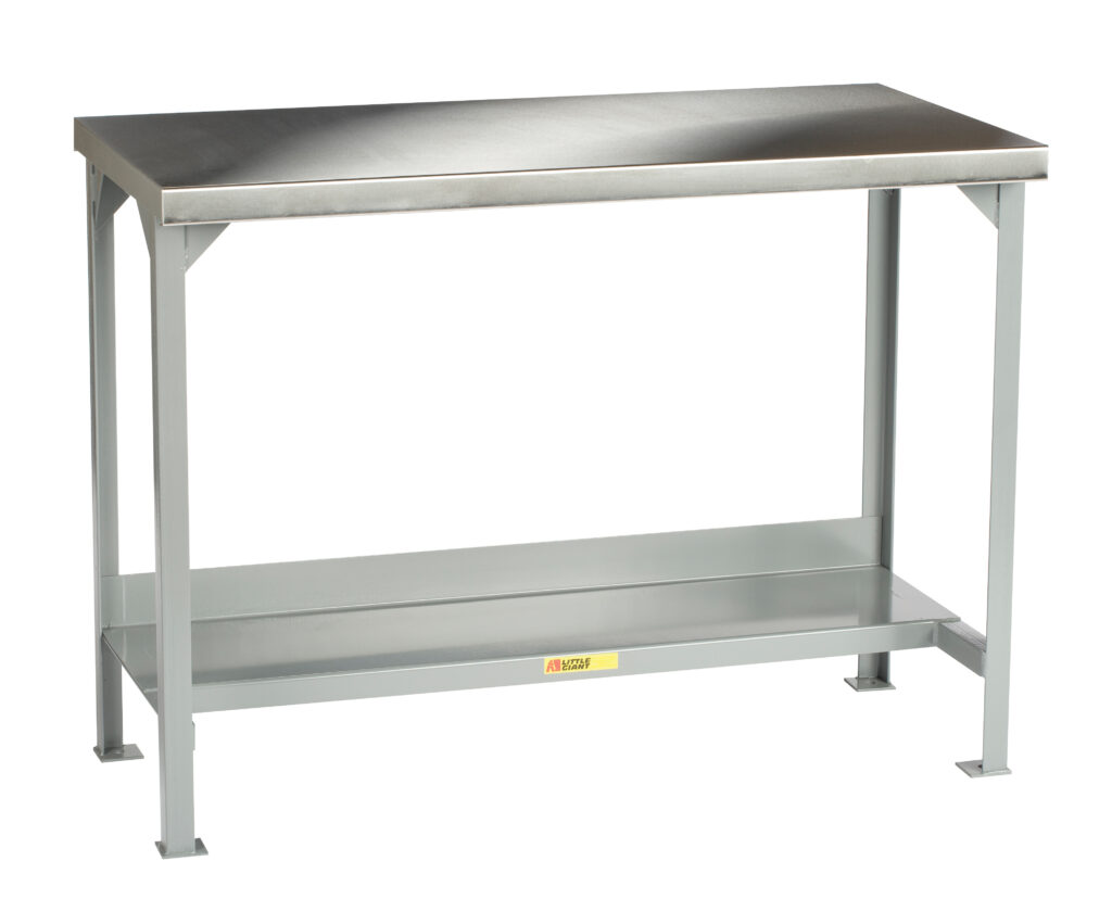 Stainless Steel Top Welded Workbenches - Little Giant