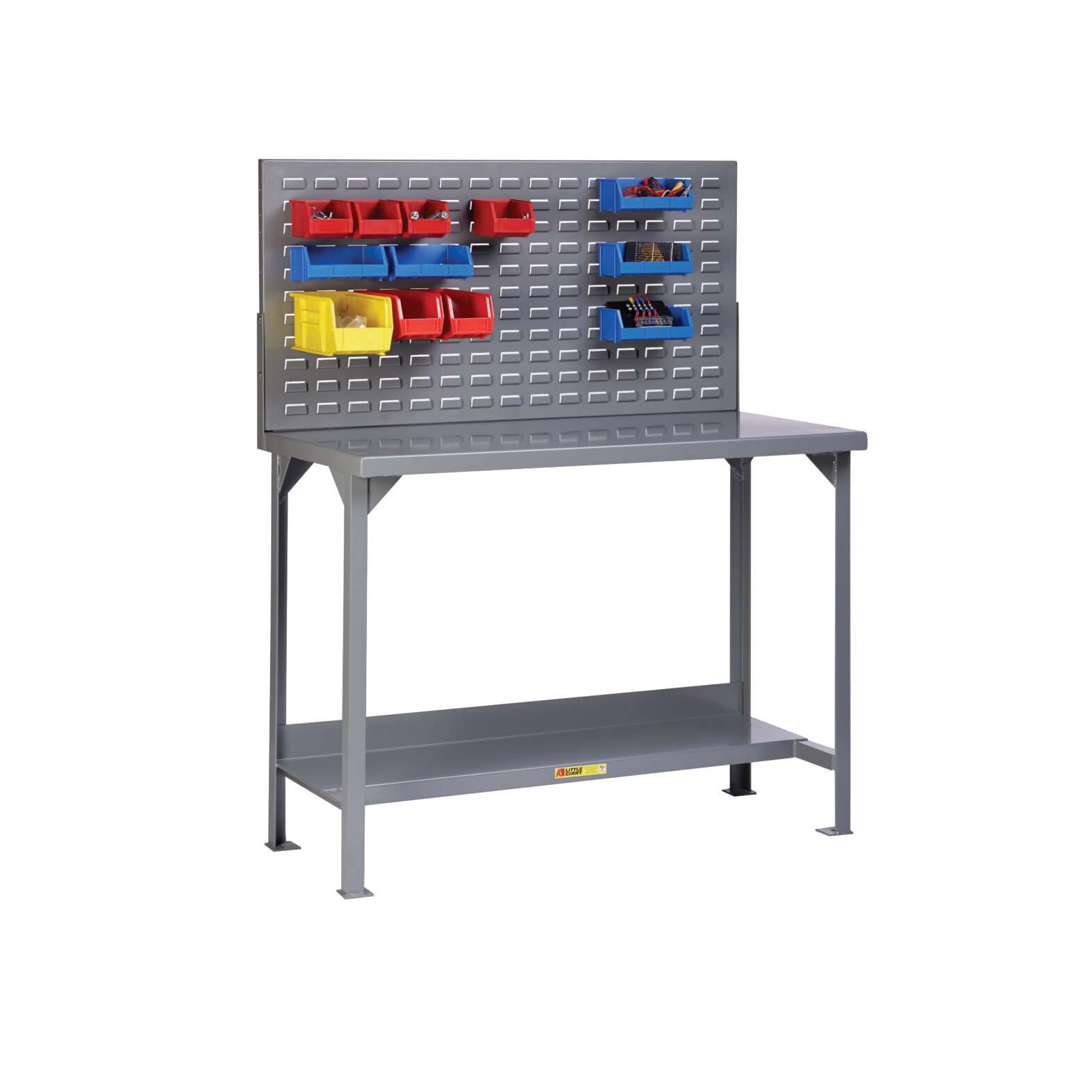 Fixed Height Welded Steel Workbenches - Little Giant
