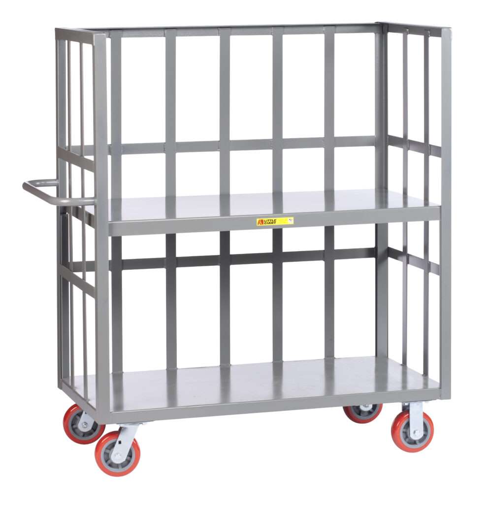 3-Sided Shelf Trucks - Slat-Type Sides - Little Giant