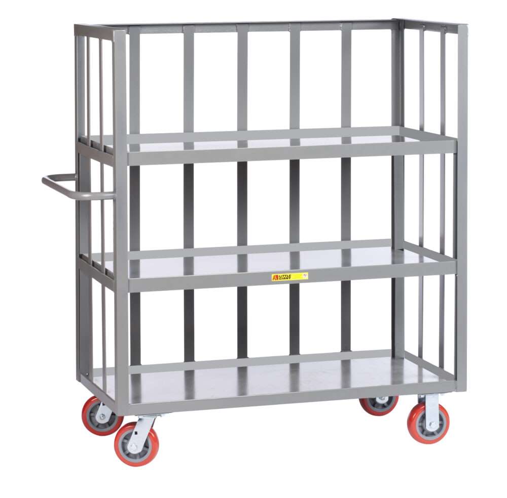 3-Sided Shelf Trucks - Slat-Type Sides - Little Giant