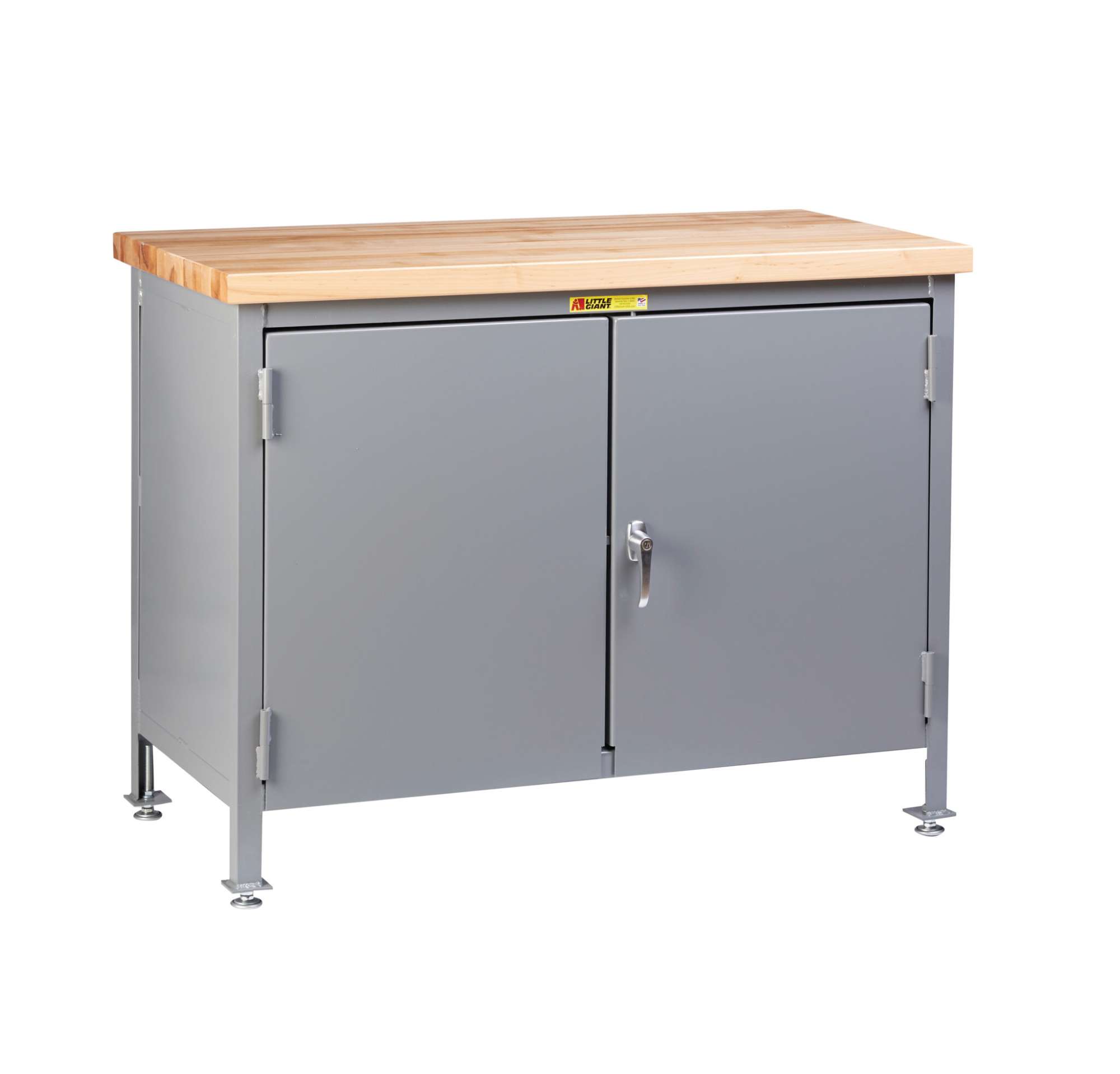 Work Center Cabinet with Butcher Block Top - Little Giant