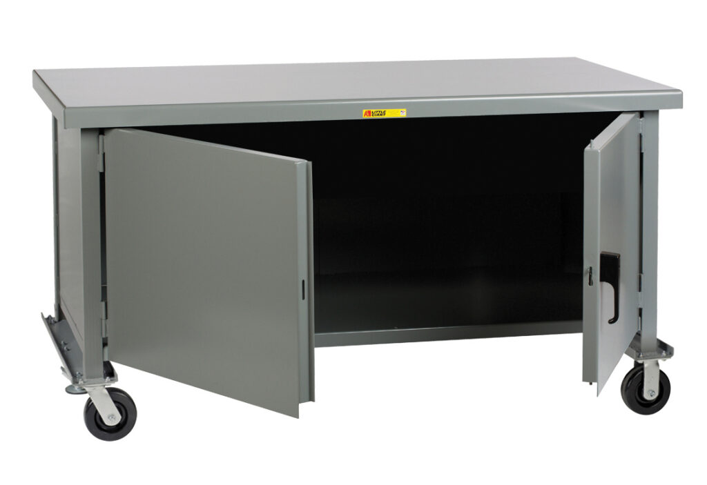 Mobile Heavy-Duty Cabinet Workbench - Little Giant