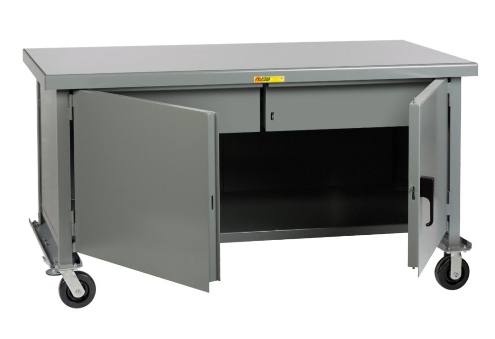 Mobile Heavy-Duty Cabinet Workbench - Little Giant