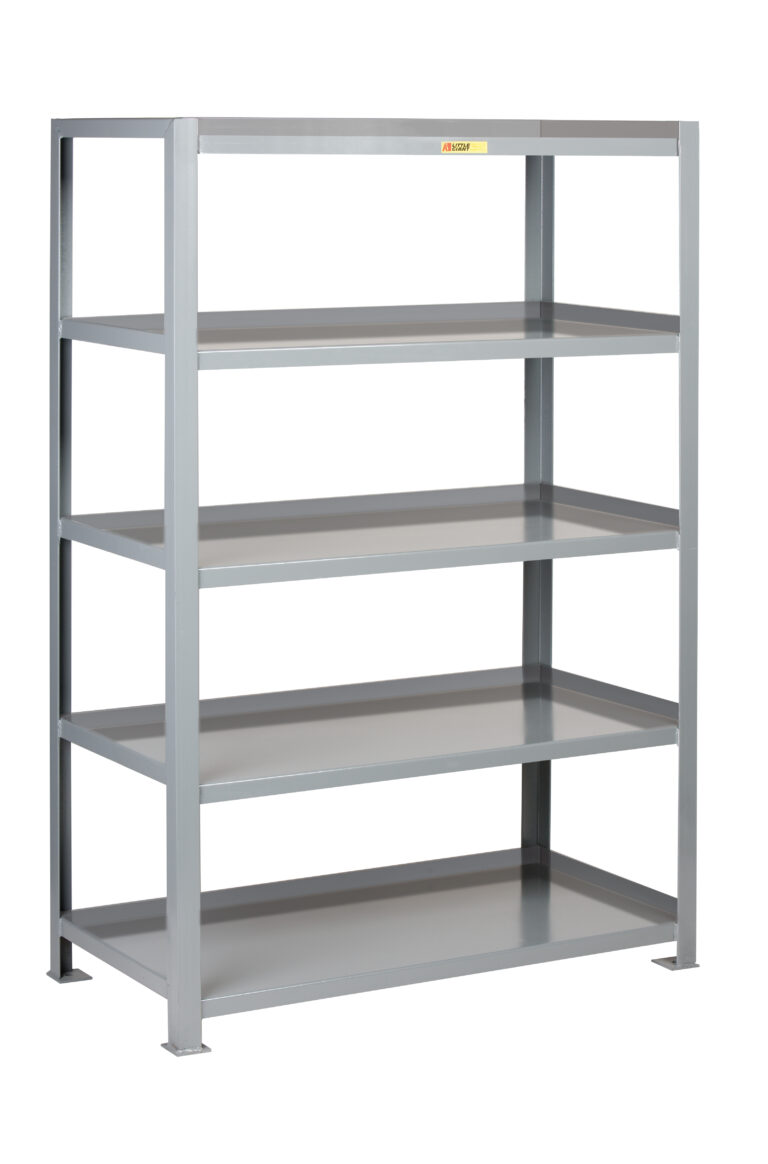 Heavy-Duty Welded Steel Shelving with Retaining Lips - Little Giant